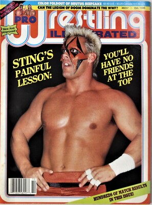 Pro Wrestling Illustrated Magazine - Sting - October 1990 - *7 ...