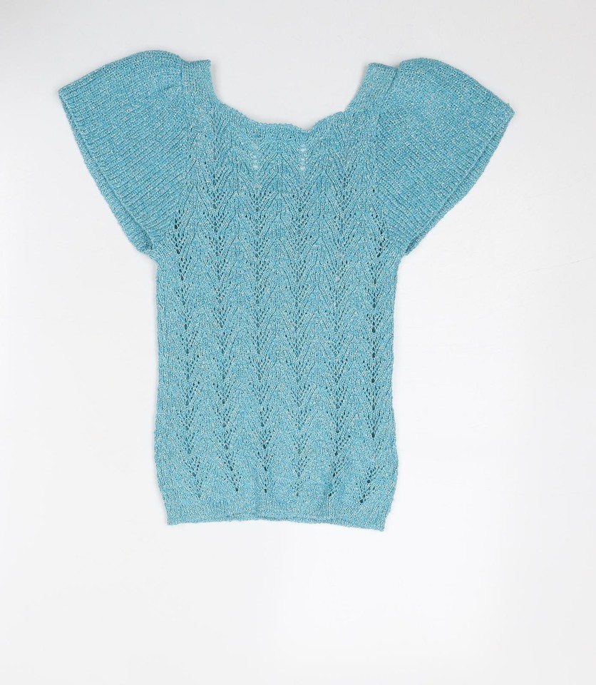 NEXT Womens Blue Round Neck ModAcrylic Blend Jumper Size XS | eBay UK