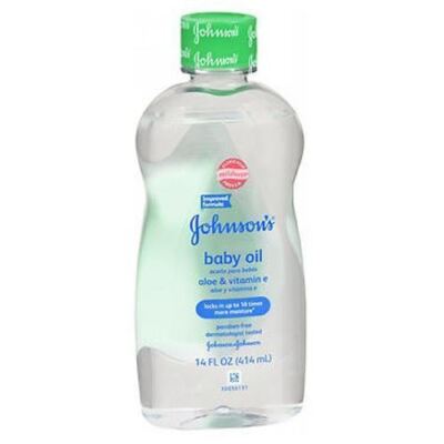 Huile Pour Bébé Johnson's Avec Aloe Vera Vitamine E 14 Oz Par Johnson's ...