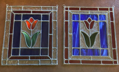 1900-1940 - Antique Stained Glass Panel