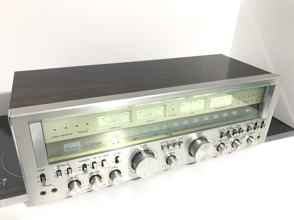 SANSUI G 22000 Stereo Receiver 220+220 Watts RMS Vintage 1978 Working ...