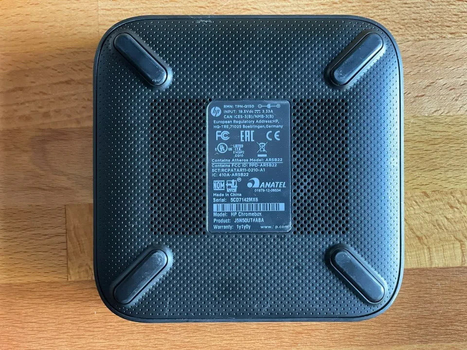 HP Chromebox J5N50UT - 2016 (16GB SSD, Celeron 2955U @1.4GHz, 4GB RAM ...