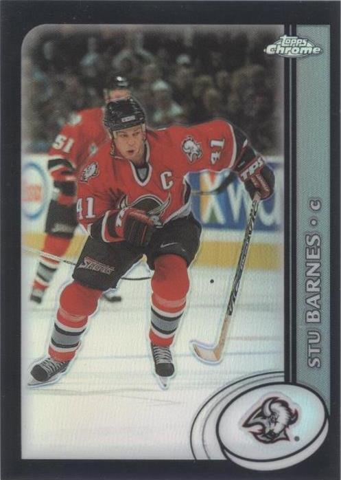 2002-03 Topps Chrome - Stu Barnes #130 Black Refractor /100 for sale ...