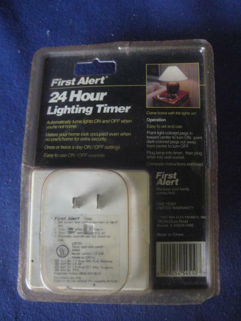 First Alert 24 Hour Security Lighting Timer LS220 for sale online | eBay