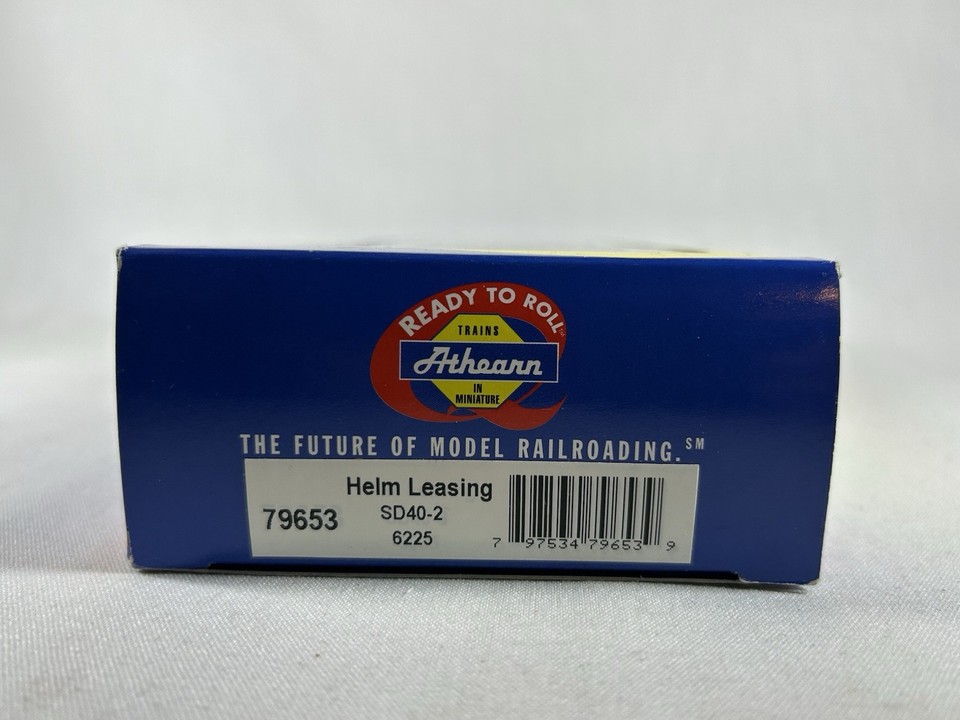 HO Athearn RTR Helm Leasing HLCX SD40-2 #6225 | eBay