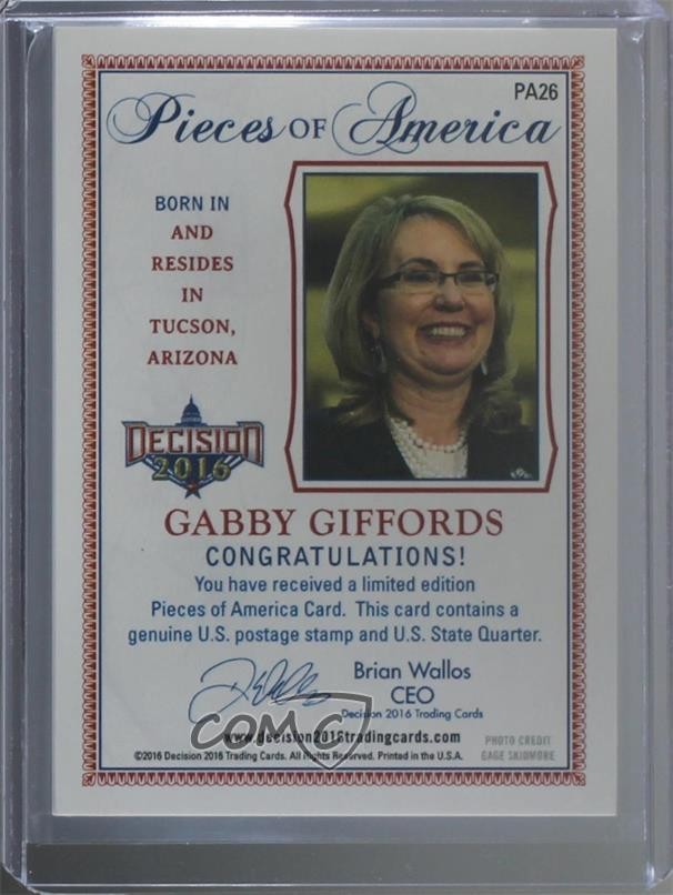 2016 Decision 2016 Pieces of America Gabrielle Giffords Gabby Giffords ...