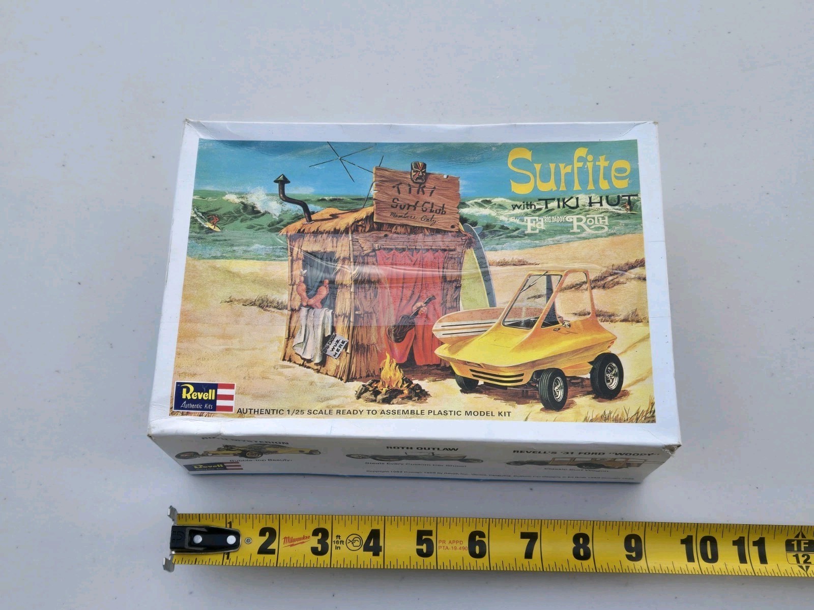 Vtg 1993 Revell H-1240 Surfite w/ Tiki Hut Ed Big Daddy Roth MODEL KIT ...