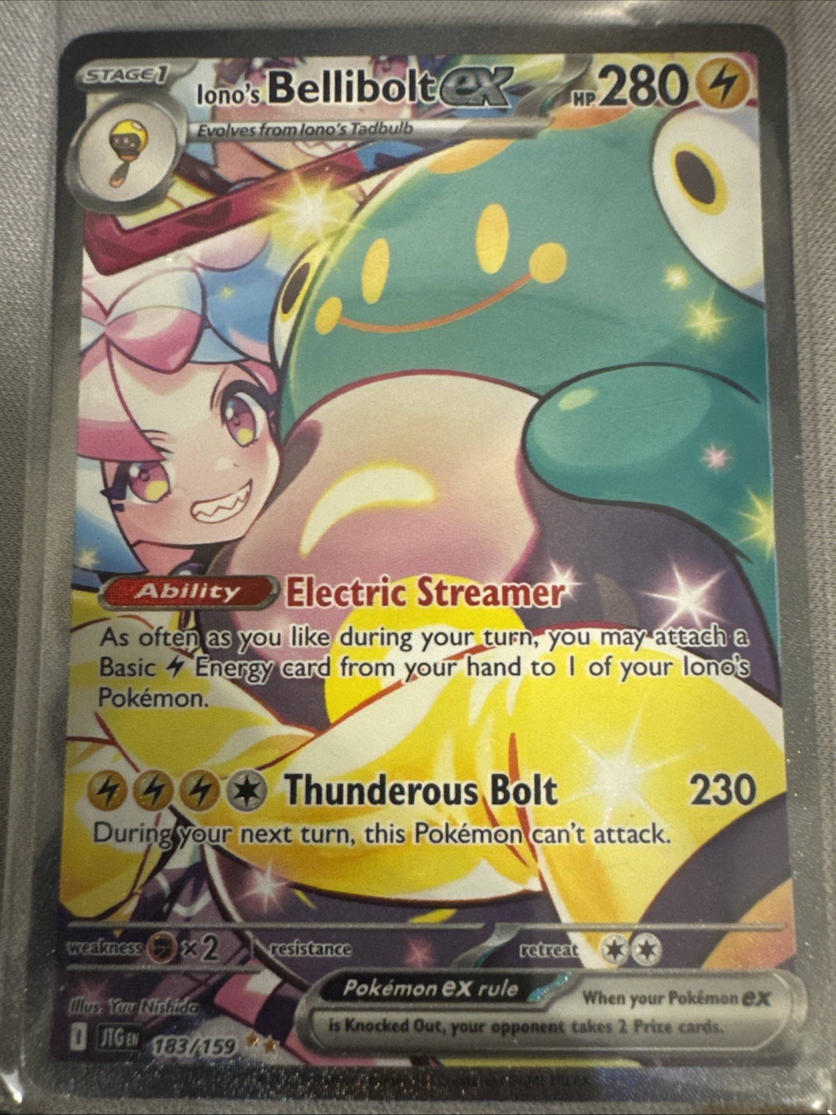 Iono's Bellibolt ex 2025 Scarlet & Violet: Journey Together #183/159 ...