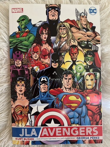 JLA / AVENGERS TPB NEW PRINTING- GEORGE PEREZ- KURT BUSIEK- LIMITED ...