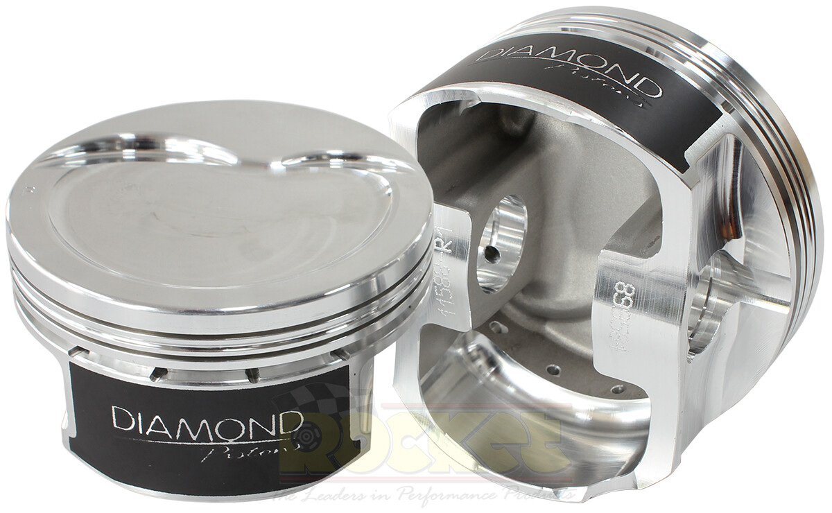 Diamond Pistons LSA V8 Dish Top Forged Piston Kit 4.065" bore 3.622 ...