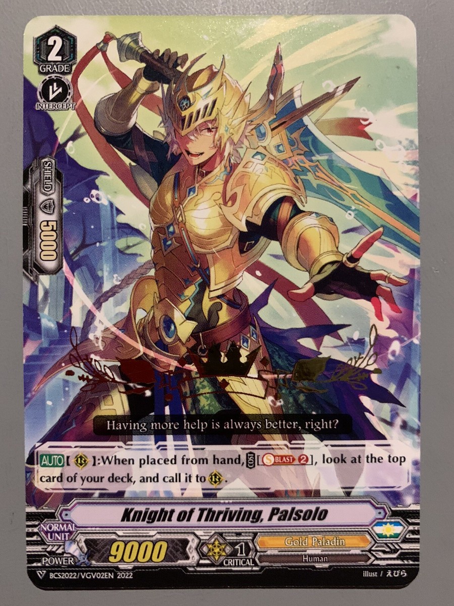 Cardfight Vanguard Gold Paladin
