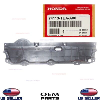 Genuine Front Lower Engine Splash Shield Under Cover ⭐OEM⭐ Honda Civic ...