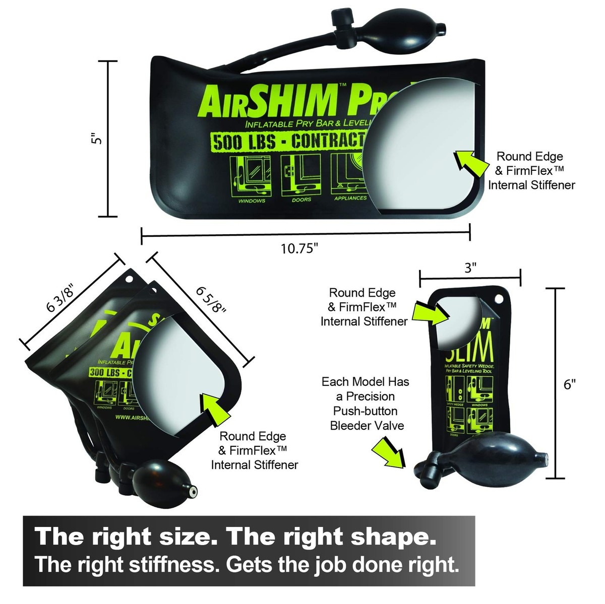 Bag Pump Calculated Industries 1132 AirShim Inflatable Pry Bars And ...