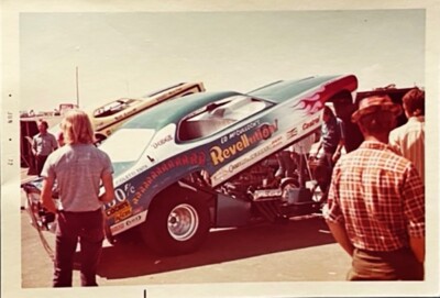 VRHTF NHRA "ORIG ED "THE ACE" MCCULLOCH REVELLUTION FUNNY CAR" 3.5" X 5 ...