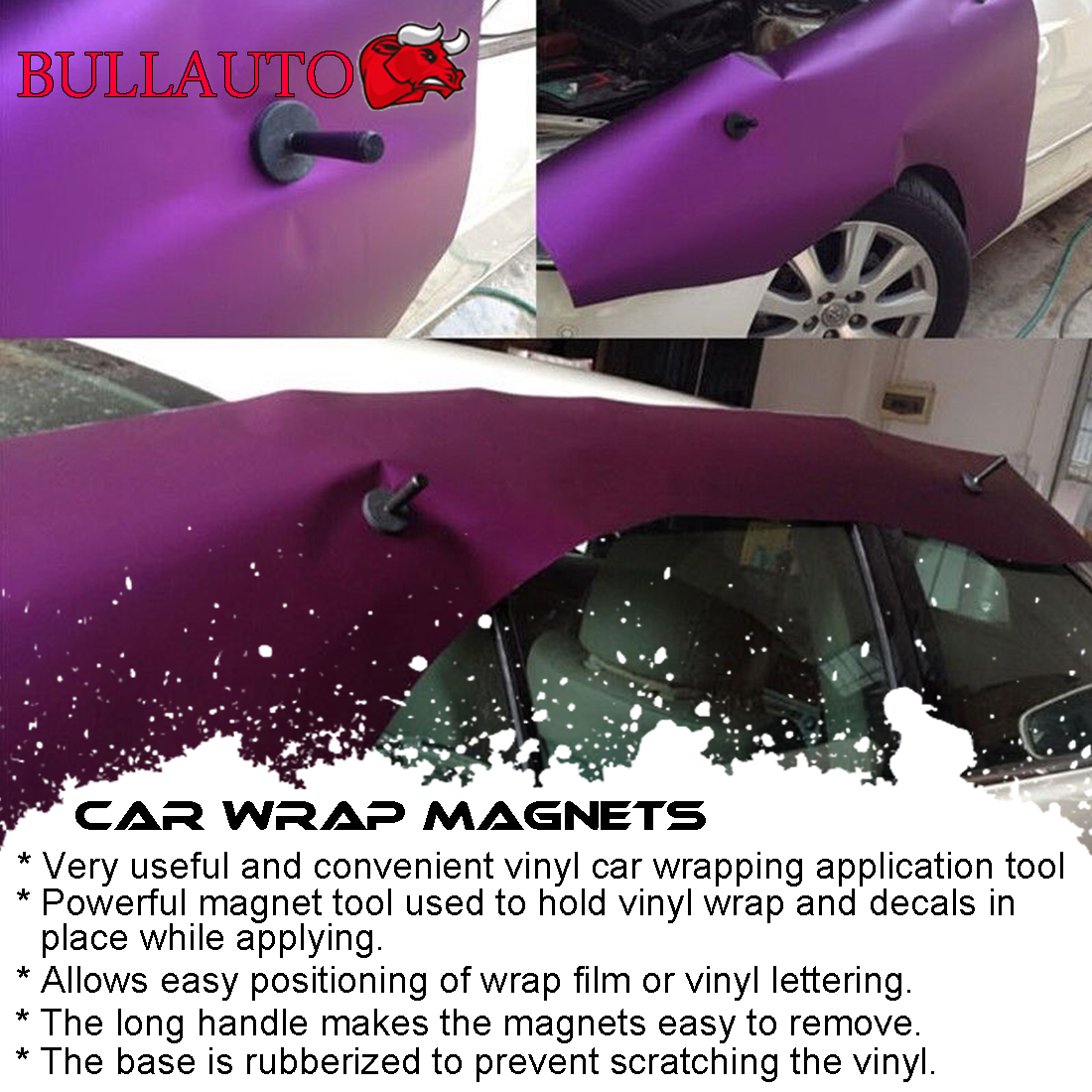 Car Wrap Application Vinyl Tool Kit 3M Felt Squeegee Snitty Cutter Wool ...