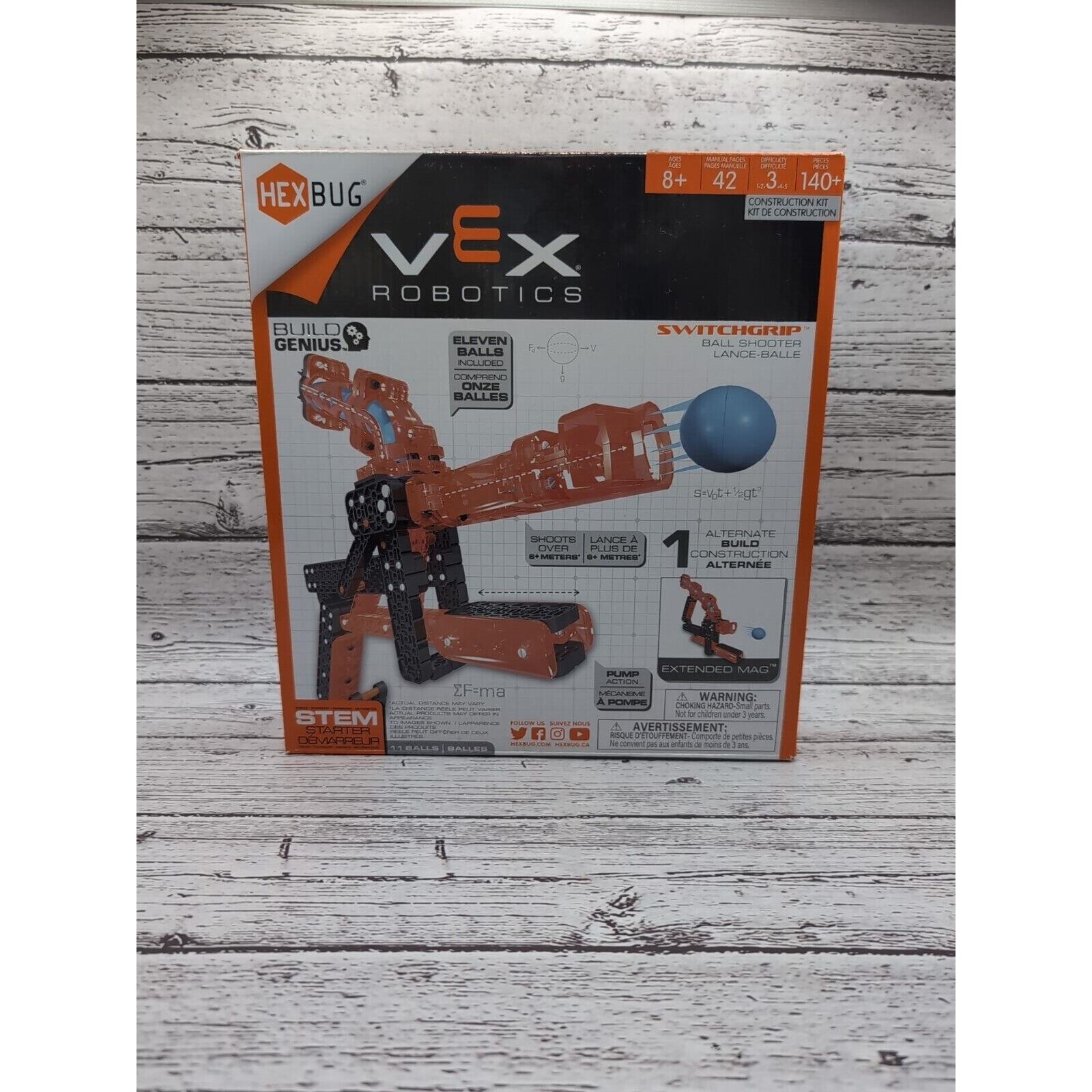 Hexbug Vex Robotics SwitchGrip Ball Shooter STEM Starter Kit BRAND NEW ...