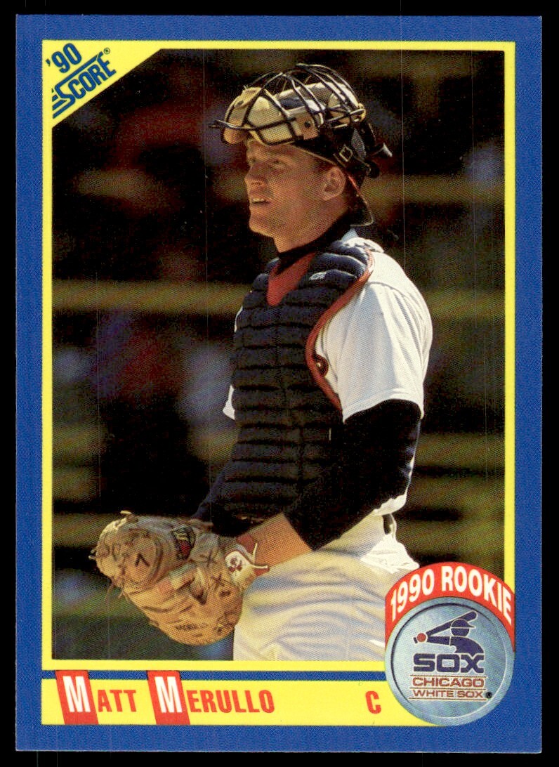 Matt Merullo #605 Chicago White Sox 1990 Score Baseball Card | eBay