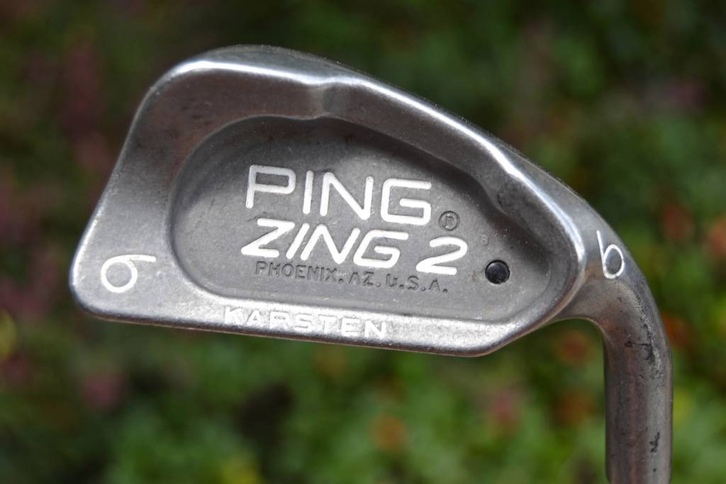 PING ZING 2 6 iron BLACK DOT JZ STEEL SHAFT GREEN BLUE WHITE RED ORANGE ...