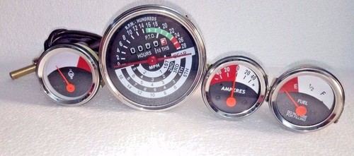 JOHN DEERE TRACTOR TACHOMETER, TEMPERATURE, FUEL, AMP GAUGE SET 1010 ...
