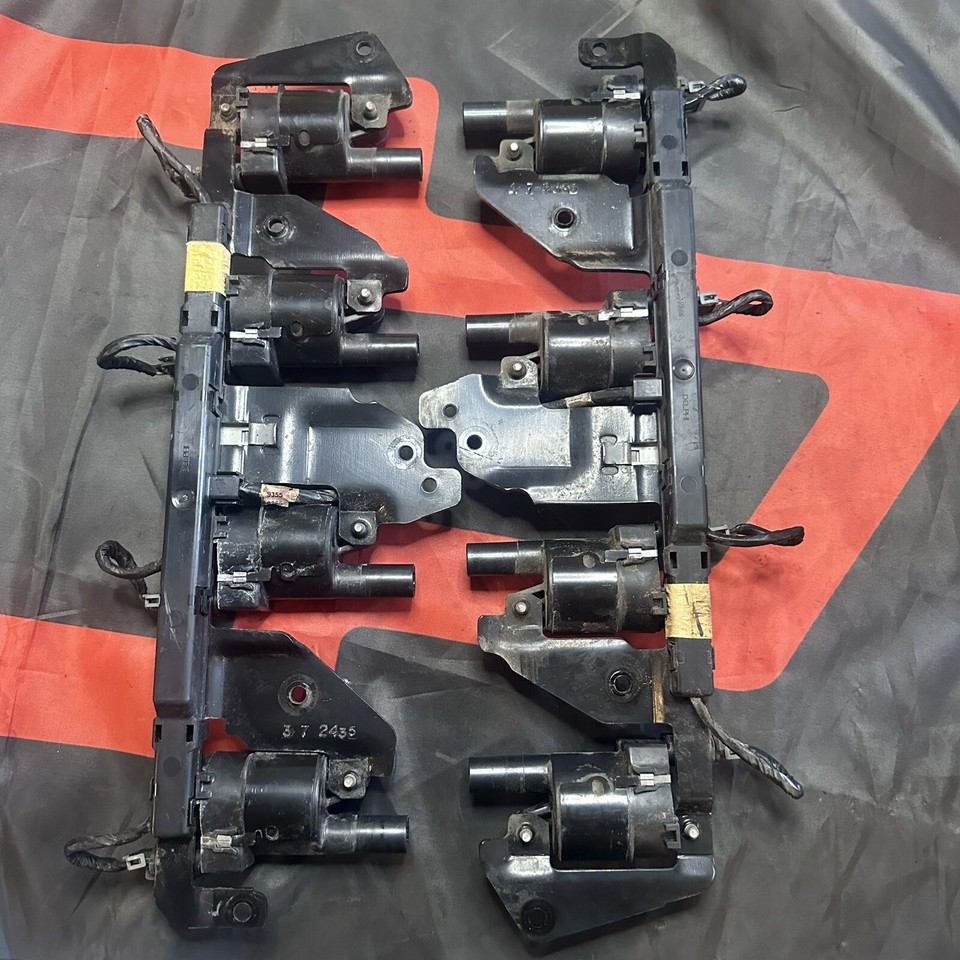 2007-2014 ESCALADE TAHOE YUKON Round Shape Ignition Coils Ignitor Rail ...