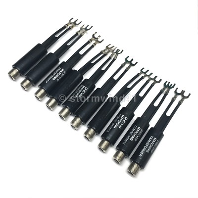 10 pack UHF VHF TV Coax Indoor Matching Transformer - 75 to 300 Ohm ...