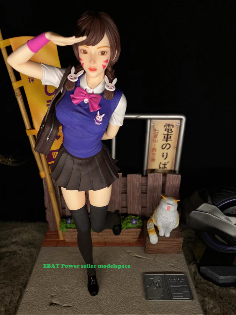 Coolbear Studio 1/4 Overwatch D.Va DVA Resin Figure Statue DX Ver In Stock | eBay