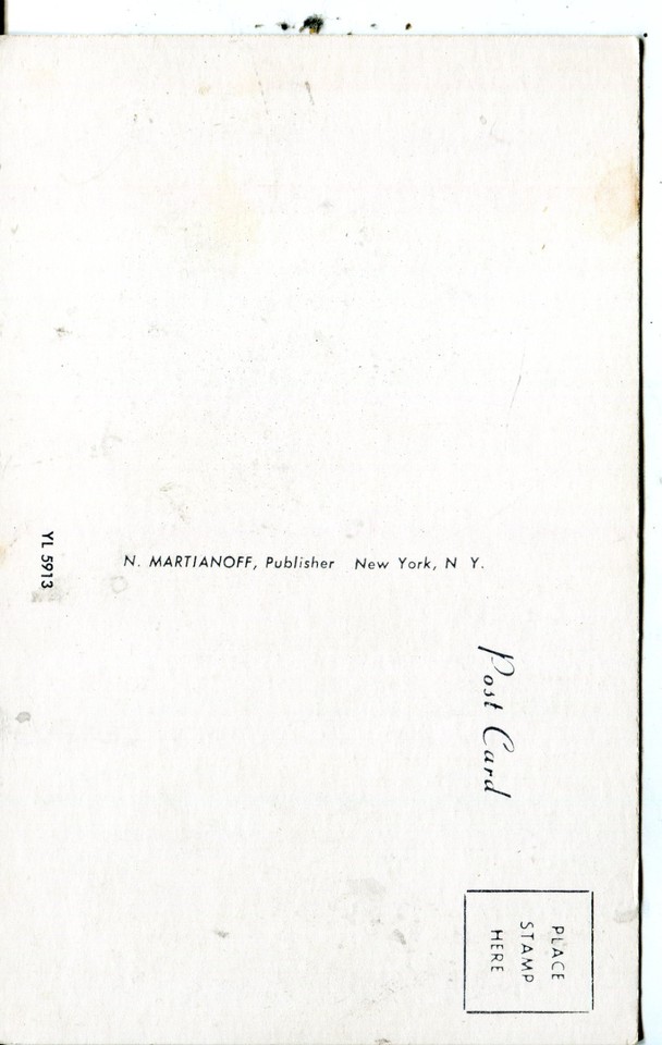 Russia Merry Christmas & New Year Yaremenko NYC NY USA published chrome ...