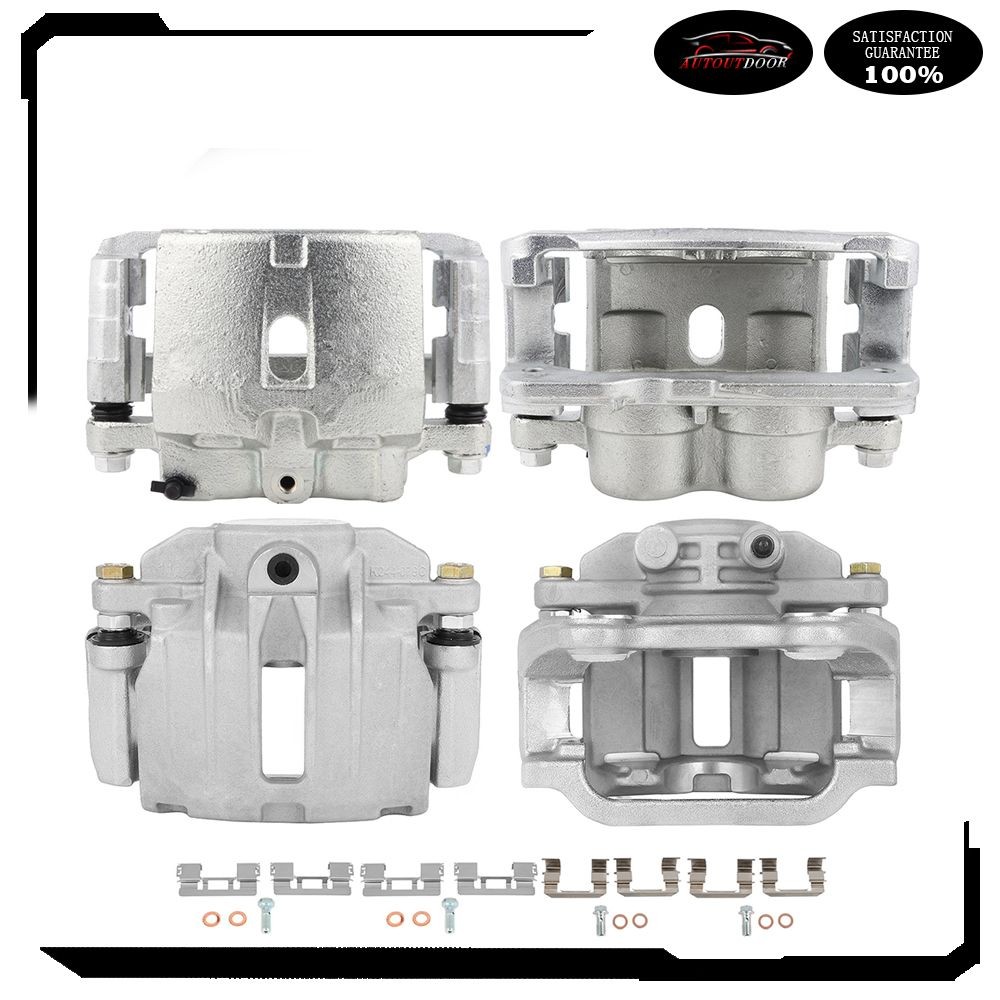 Front Rear Brake Calipers w/ Bracket Set (4) For 03-06 Chevrolet ...