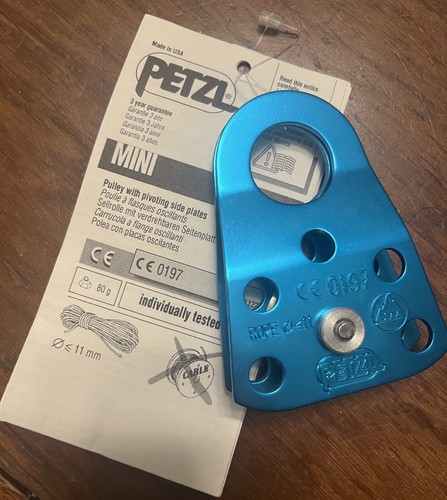 Petzl Mini Prusik Minding Pulley 17KN - 8.5KN Rope 11 | eBay