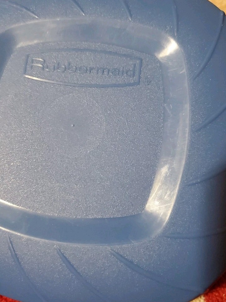 VTG Rubbermaid Servin Saver Blue Easy Tab Lid 553L Size E Replacement 5 ...