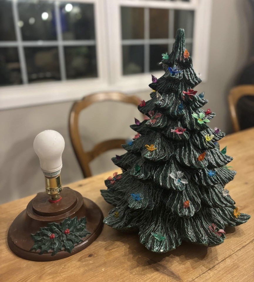 Vintage Ceramic Nowell Mold Christmas Tree 19" | eBay