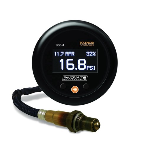 Innovate SCG-1 Digital Solenoid Boost Controller & Wideband O2 02 Gauge ...