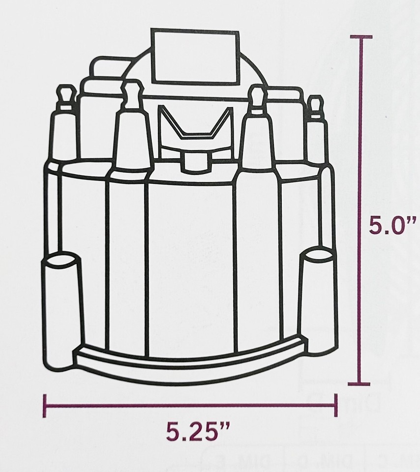225 231 Buick Odd Fire Dauntless V6 HEI Distributor + 8mm HP Plug Wires ...