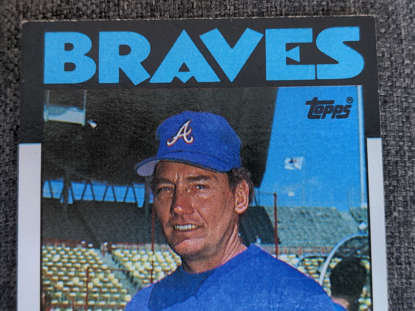 1986 Topps Baseball # 57 Bobby Wine Braves Manager/Checklist - NM! | eBay
