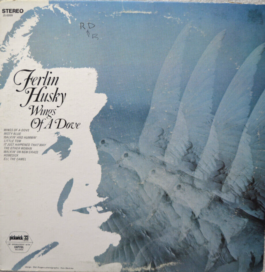 Ferlin Husky "On The Wings Of A Dove" LP Vinyl Hilltop Records JS-6099 ...