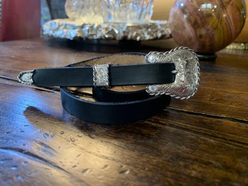 Fritch James Reid style Sterling Silver Petite Belt Buckle Set Nu 1/2 ...