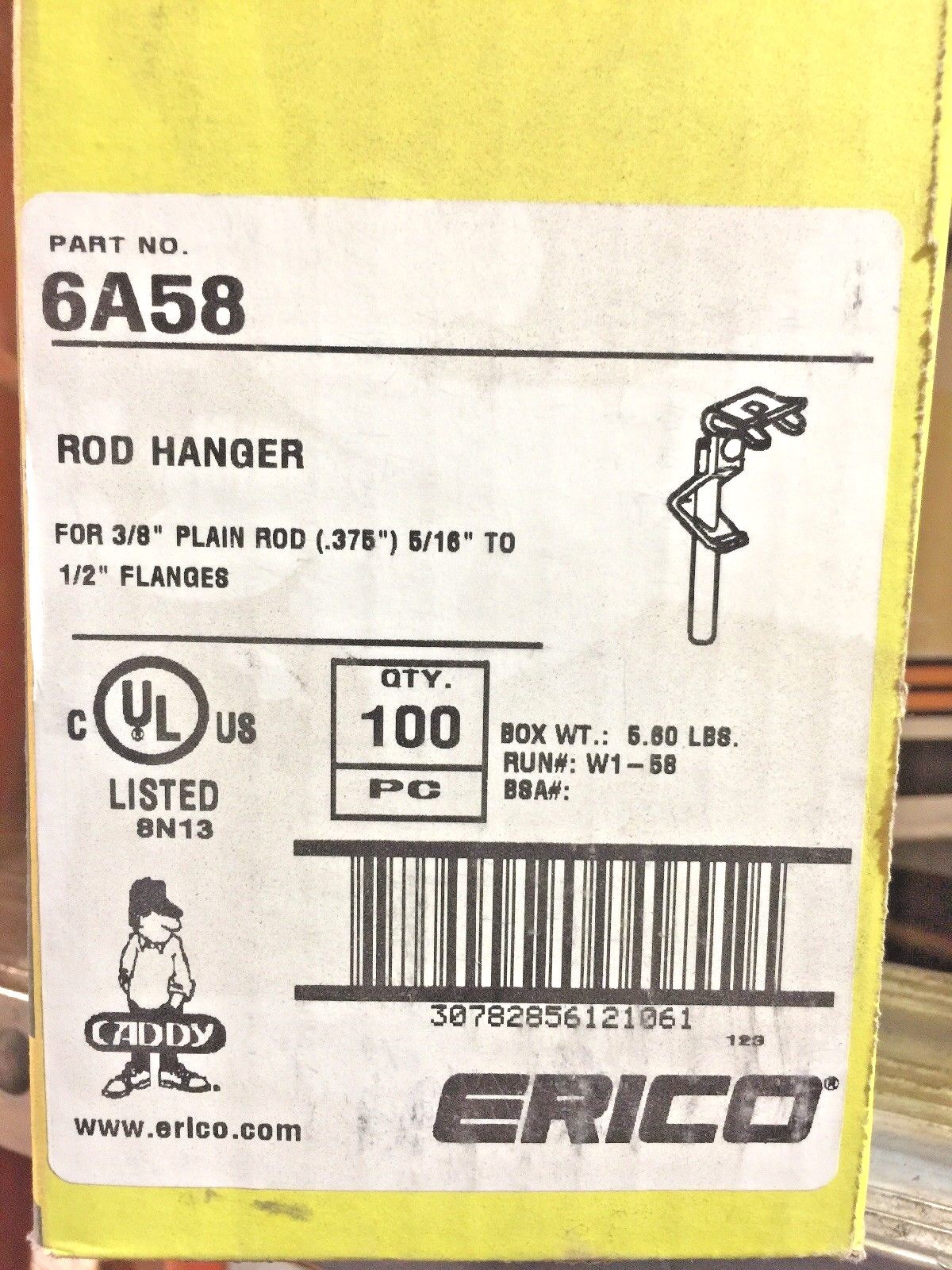Caddy Rod Hanger 6A58 (100 per box) | eBay