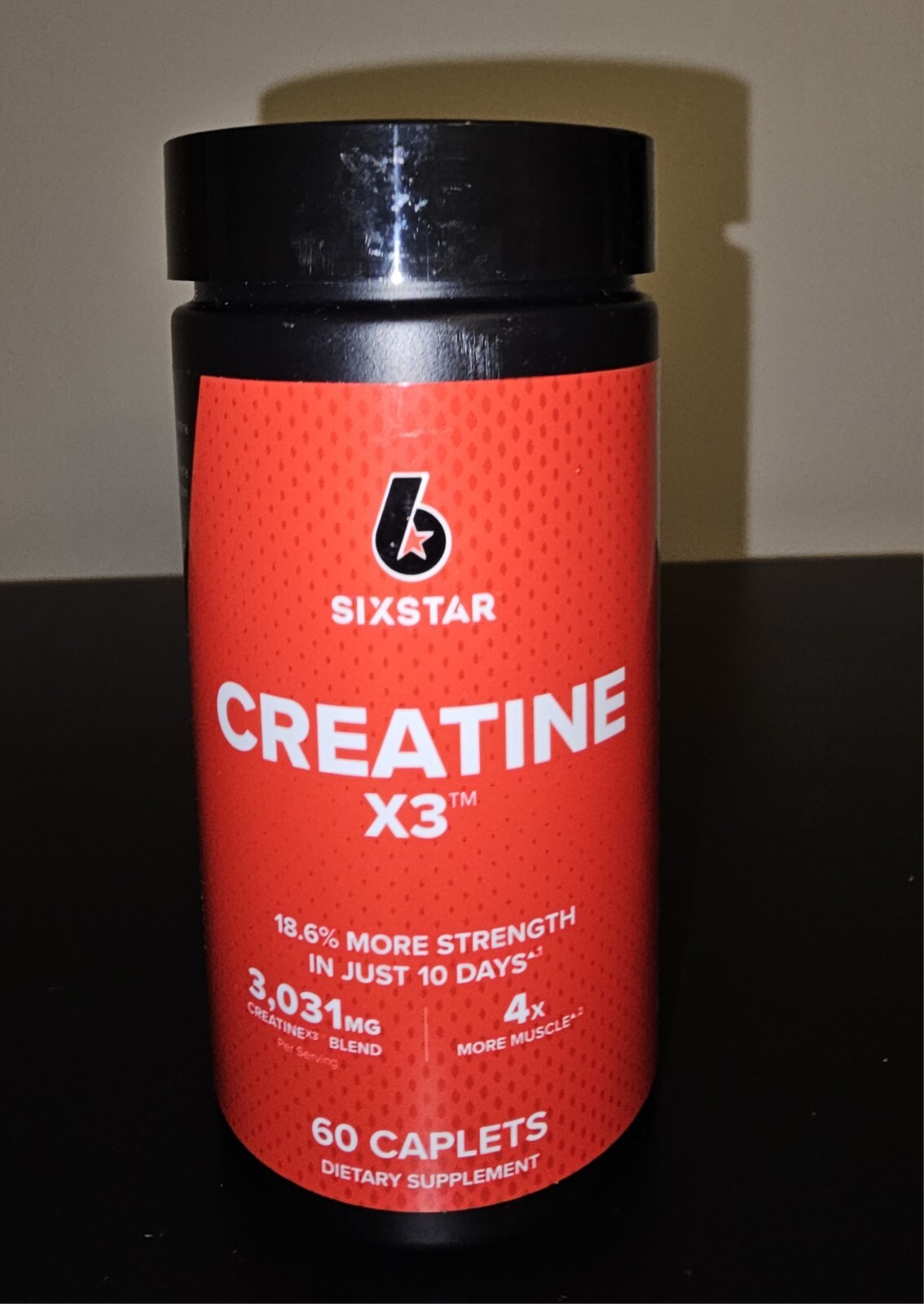 Six Star Creatine X3 Dietary Supplement 60 CAPLETS EXP 01 NOV 2026 & UP ...
