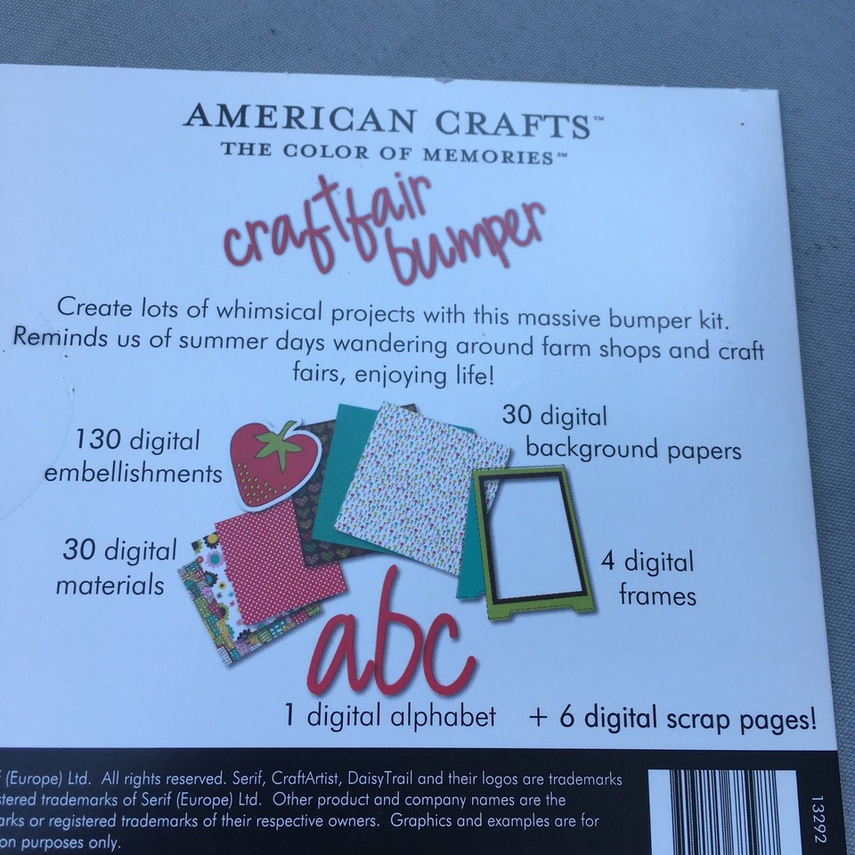 American Crafts - Craft Fair Bumper Craftartist Digikit Cd Rom ...