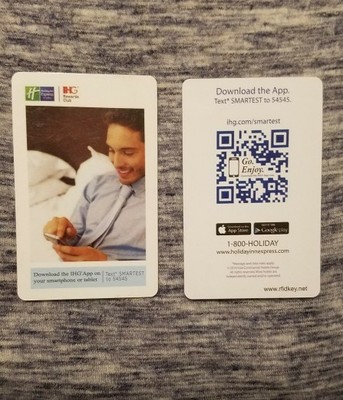 Holiday Inn Express Hotel Room Key Card, IHG Rewards Club, contains 1 ...
