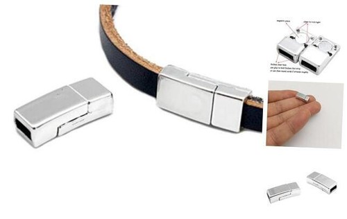 10 Pieces 5mm Flat Magnetic Clasps for Jewelry Making 5mmx2mm 5x2mm ...