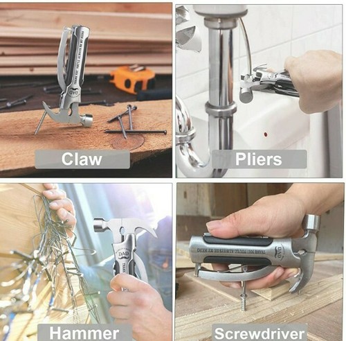 World's Best Dad 14 Piece Multi Tool Engraved With Belt Carrier ...