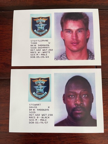 ORIG. MUGSHOTS *INFAMOUS TODD STOTTLEMYRE & DAVE STEWART ARREST ...