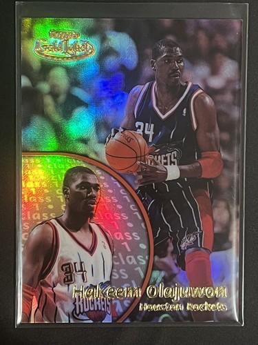 2000-01 Topps Gold Label Hakeem Olajuwon #11 BASKETBALL Houston Rockets ...