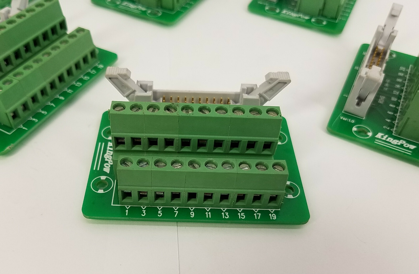 (7) KingPow IDC20P-B Breakout (Male IDE 20 Pin Header to Screw Terminal ...