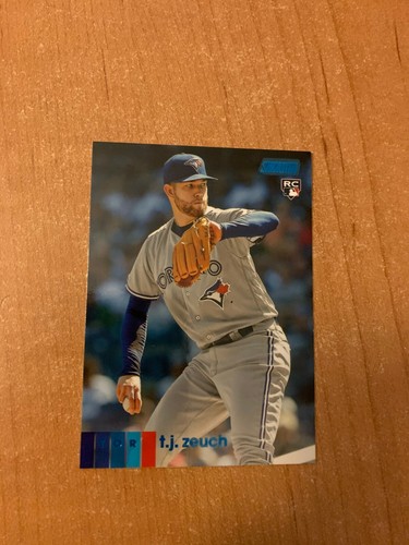 2020 Topps Stadium Club - T.J. Zeuch - #294 Blue Foil Parallel #d 33/50 ...