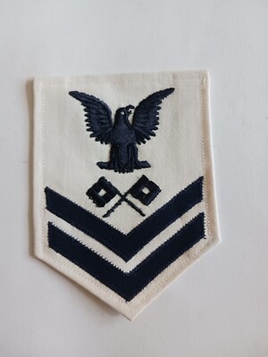 WW2 US Navy Rate Signalman 2nd Class Patch NOS | eBay