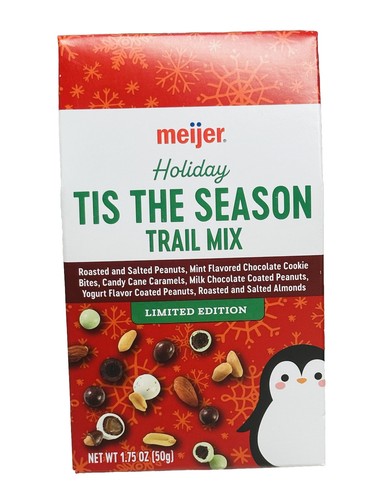 Meijer Holiday Mini Tis The Season Trail Mix Limited Edition 1.75oz-See ...
