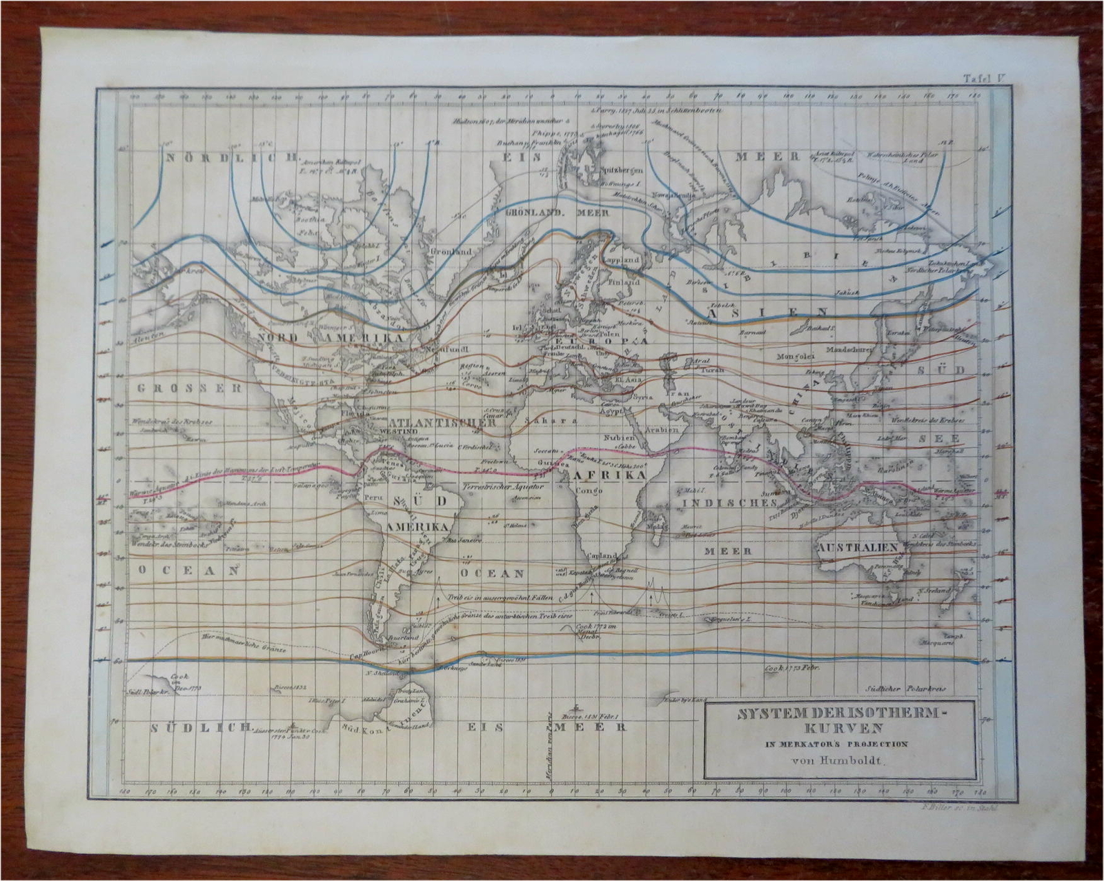Isotherm World Map