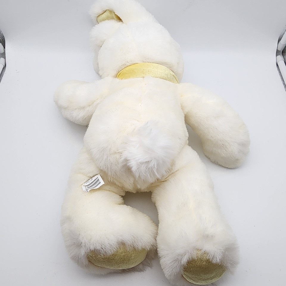 Vtg Walmart Bunny Rabbit Plush 18" Stitched Nose Yellow Velour Ears ...